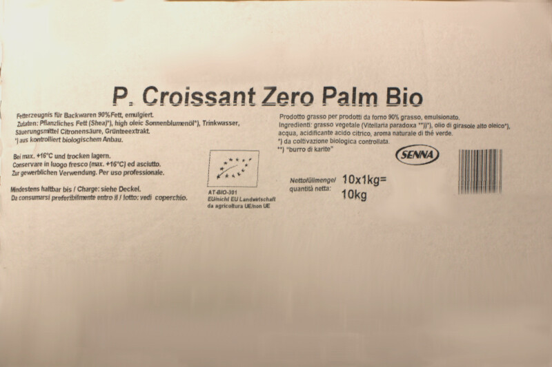 Zieh-Margarine Platten Zero Palm bio